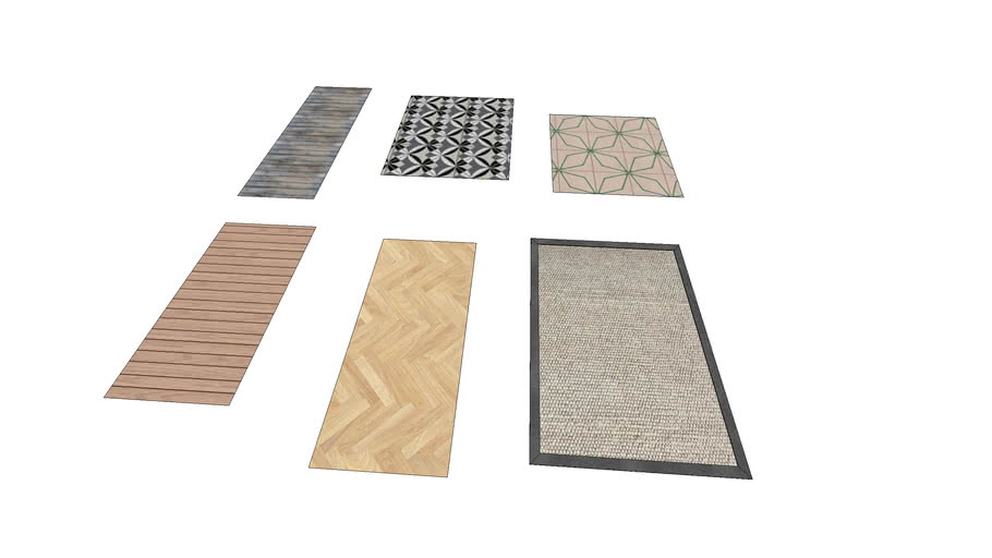 Structuren en karpet | 3D Warehouse