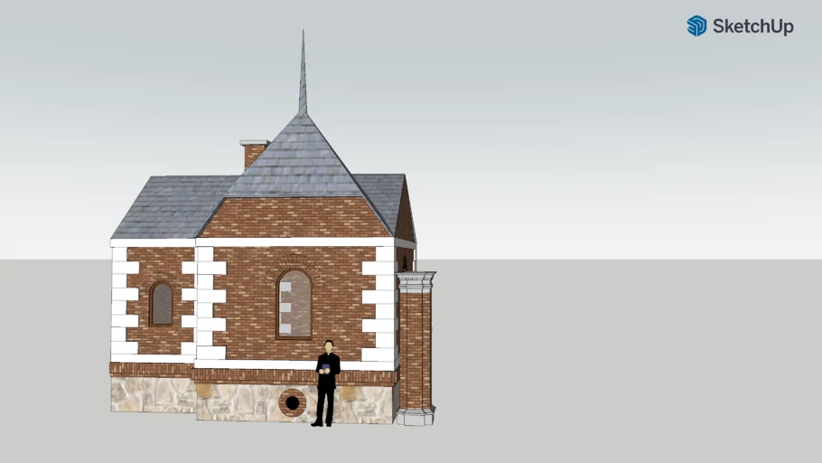 Kegl kastely fokapujanak jelenlegi megmaradt reszei | 3D Warehouse