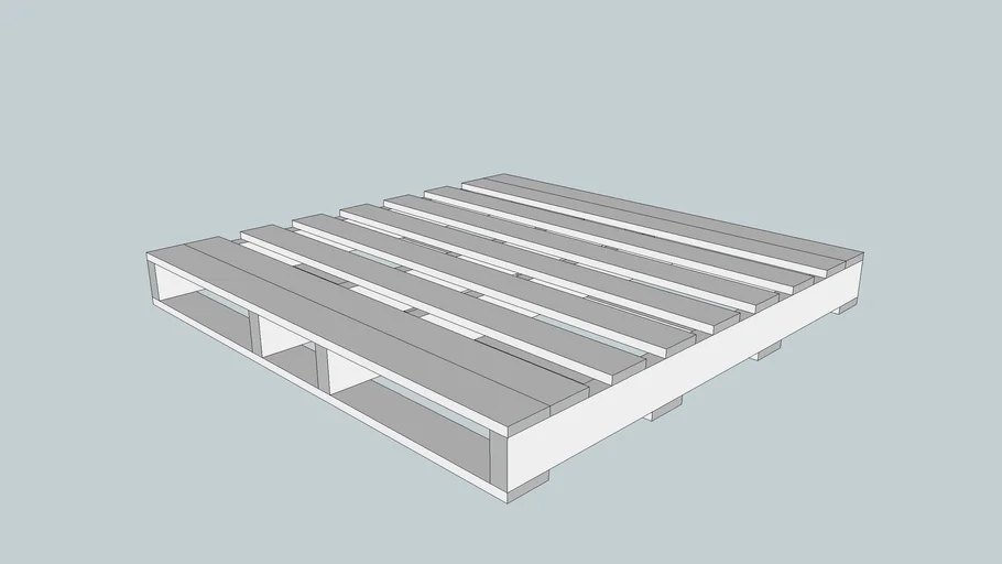 ISO Poly 48 x 48 Pallet | 3D Warehouse