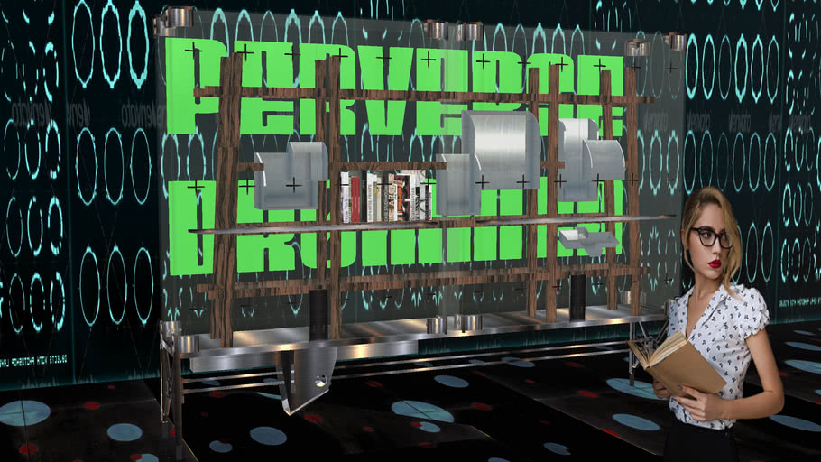 library showcase furniture design | 3D Warehouse