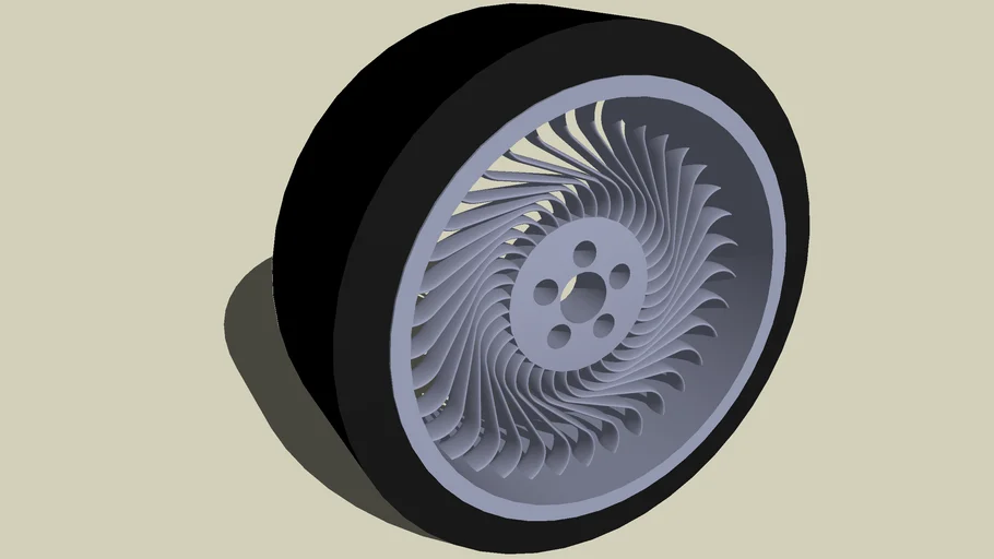 WHEEL 'SWIRL-36' by T.O.M. | 3D Warehouse