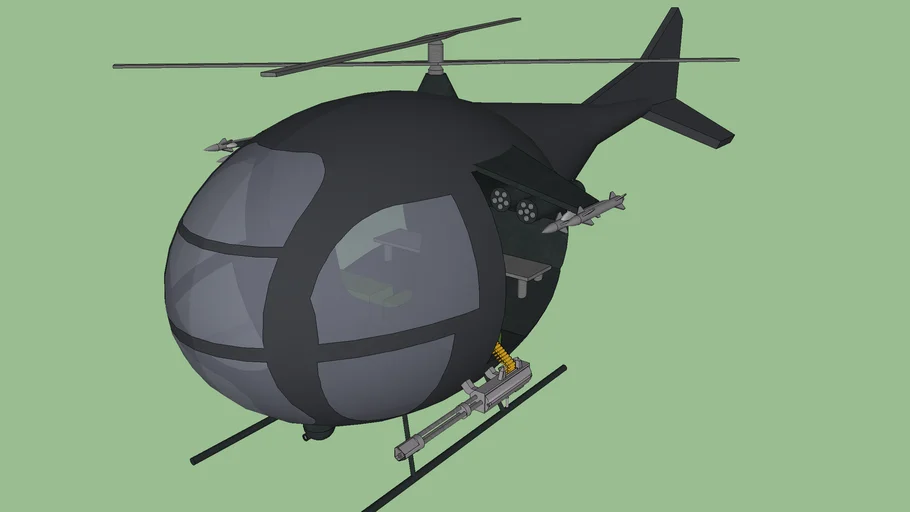 Attack Helicopter | 3D Warehouse