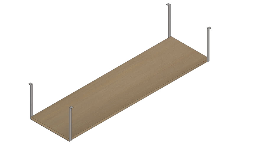 Prateleira central suspensa para CPU - PLU7617 | 3D Warehouse