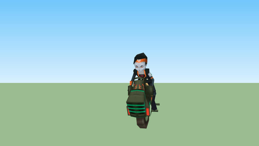 Code Lyoko XANA-Ulrich Overbike | 3D Warehouse