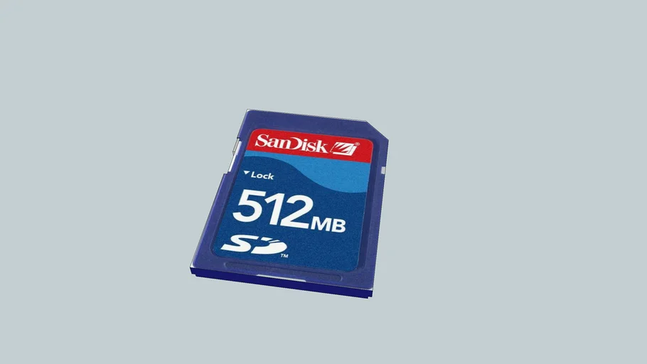 SanDisk SD Card | 3D Warehouse
