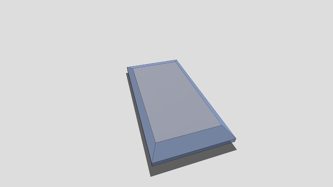 2' x 4' rectangular glass bevel | 3D Warehouse