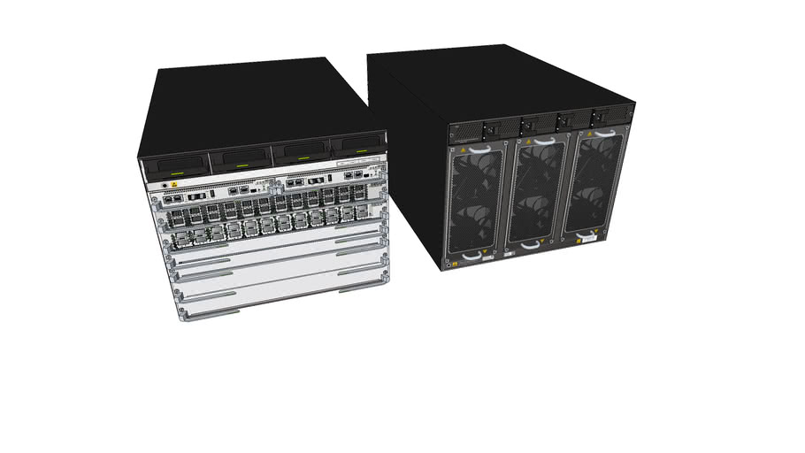Huawei 12800 Data Center Switch | 3D Warehouse