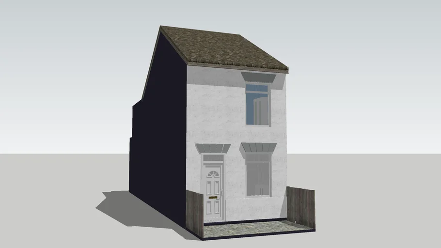 UK English terraced working-class house. Stapenhill, Short St, Burton ...