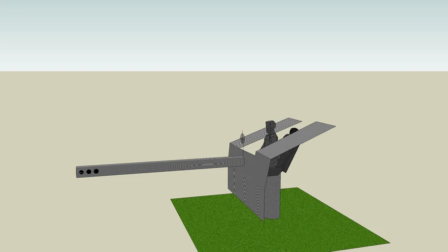 Machine Gun hitting target | 3D Warehouse