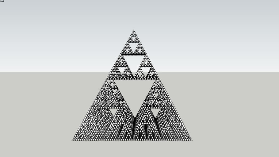 square pyramid fractal | 3D Warehouse