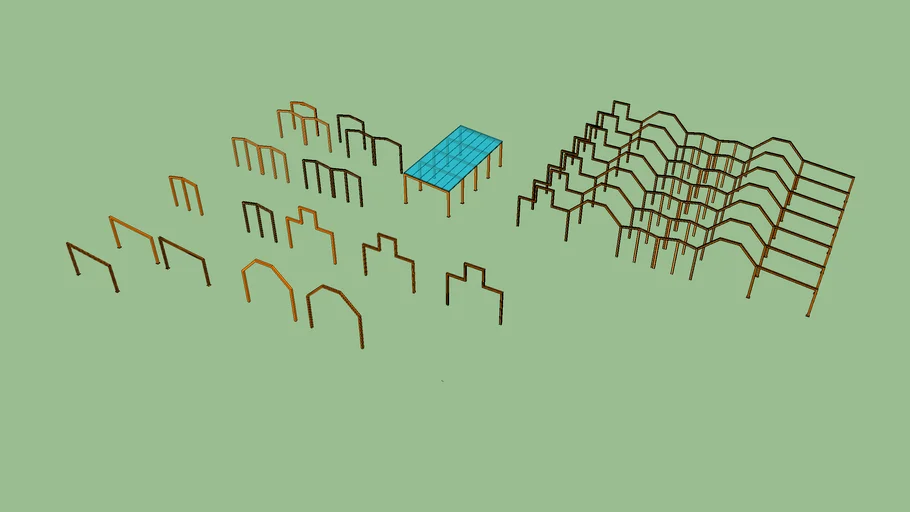 Steel Column Types. | 3D Warehouse