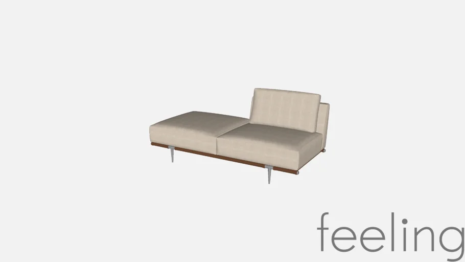 Sofá Modular Milos 1A S/ BR - Feeling | 3D Warehouse