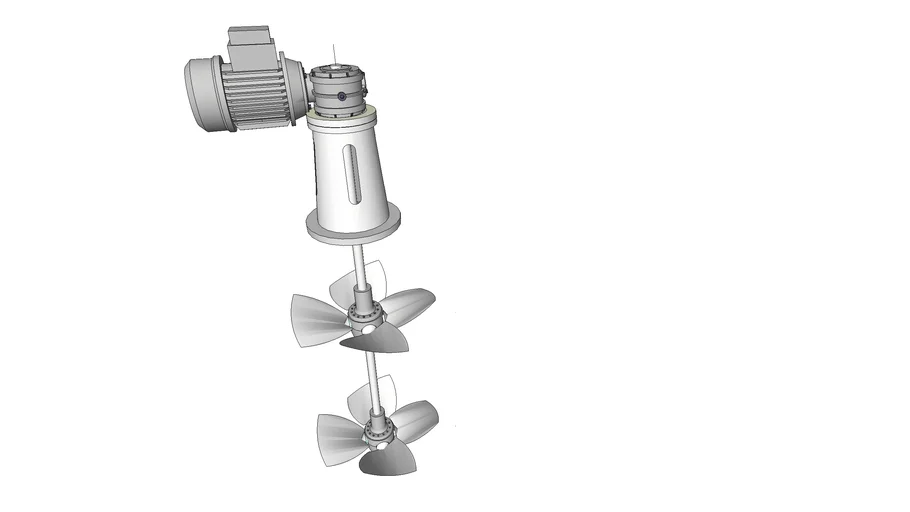 Mixer Low Speed for Reactor | 3D Warehouse