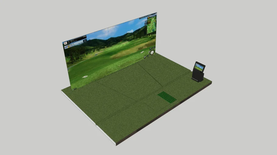 screen golf set | 3D Warehouse
