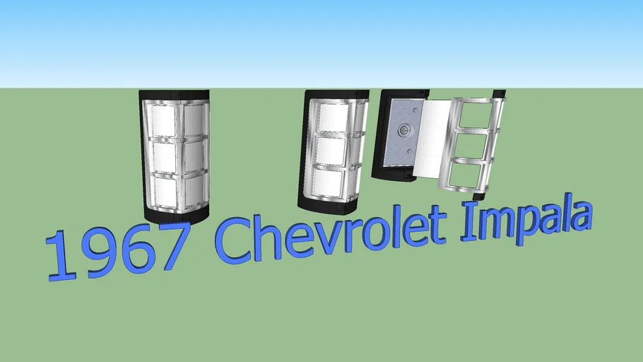 1967 Chevrolet Impala Corner Marker Lights | 3D Warehouse