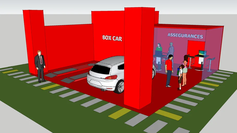 MAP BOX CAR | 3D Warehouse