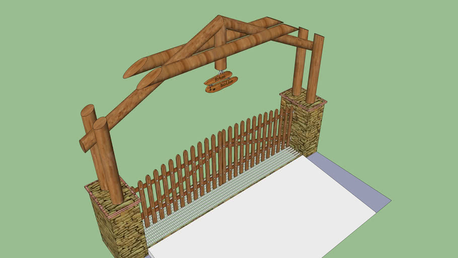 farm house gate | 3D Warehouse