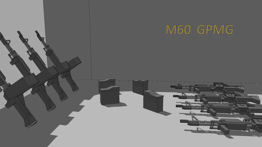 M60E4 GPMG | 3D Warehouse