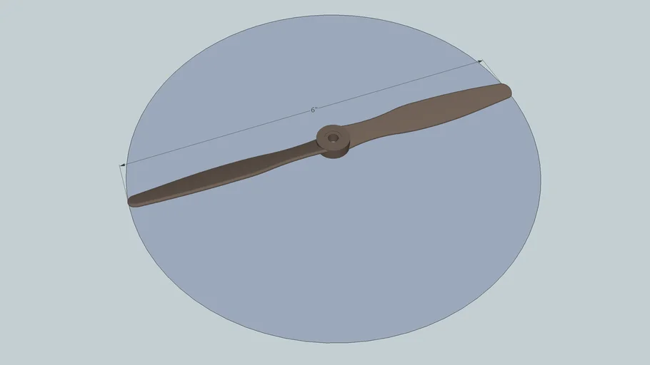6 Inch Propeller | 3D Warehouse