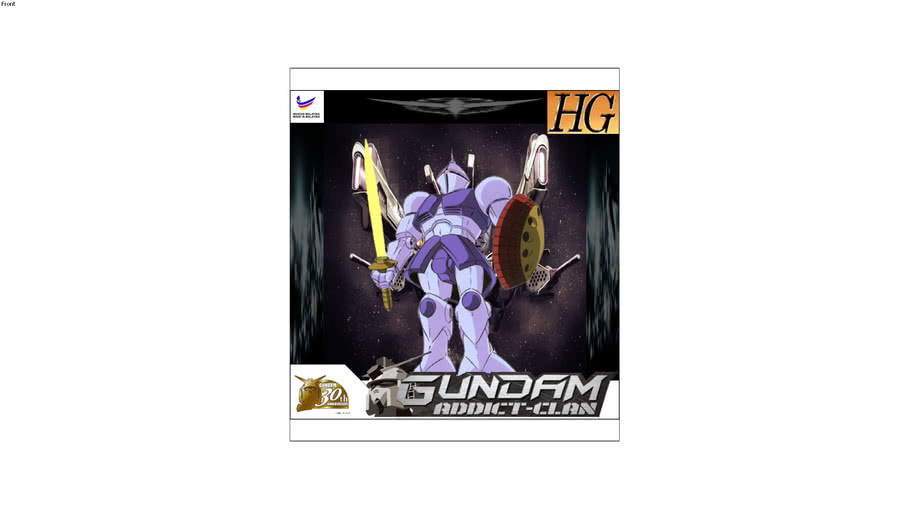 GUNDAM 2D - YMS-15 Gyan | 3D Warehouse