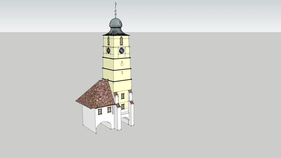 3D Council Tower, Sibiu | 3D Warehouse
