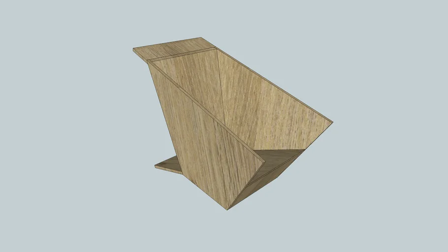 MDF armchair (MDF fotel) | 3D Warehouse