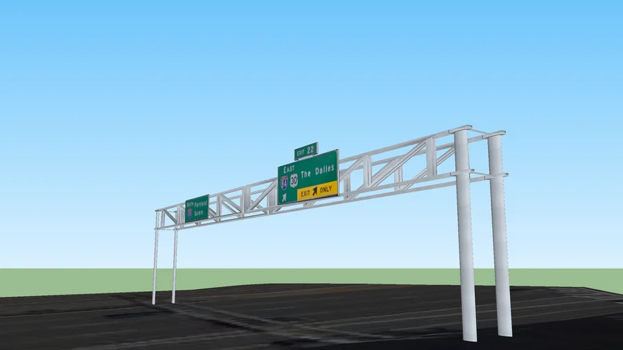 expressway sign | 3D Warehouse
