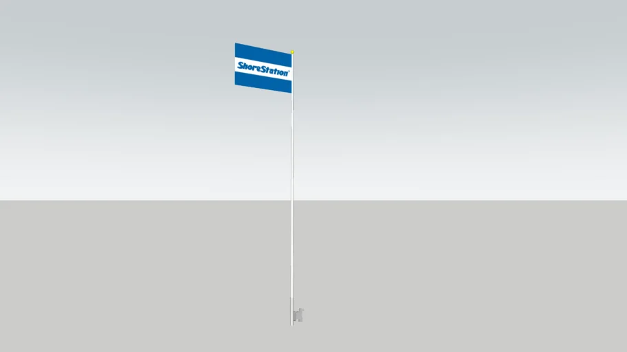 Dock Flag Pole | 3D Warehouse