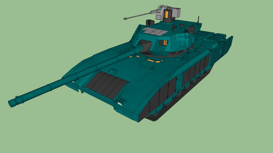 T-140 Angara MBT | 3D Warehouse