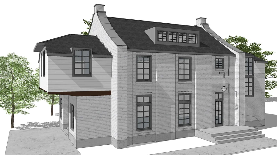 Dutch Colonial House | 3D Warehouse