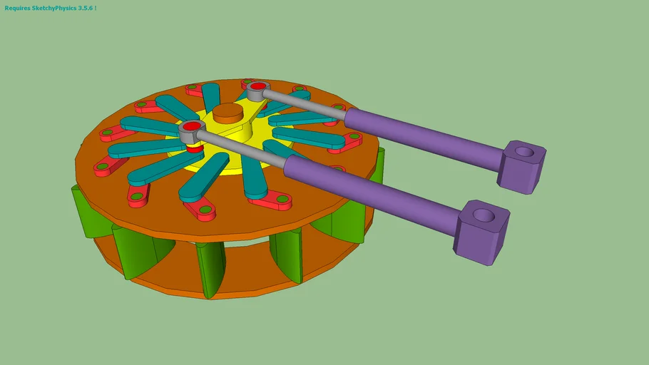 Guide Vane ( Wicket Gate ) Mechanism ( Francis & Kaplan Turbines ) | 3D ...