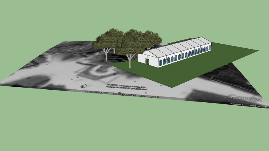 Marquee 12x40 | 3D Warehouse