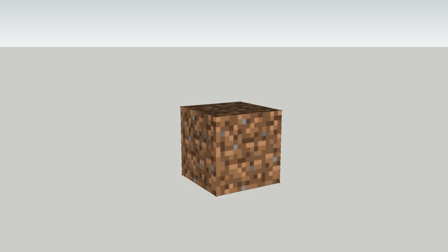 Minecraft Dirt Block | 3D Warehouse