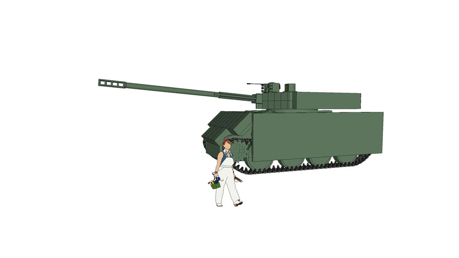 New M4HK-105 105mm | 3D Warehouse