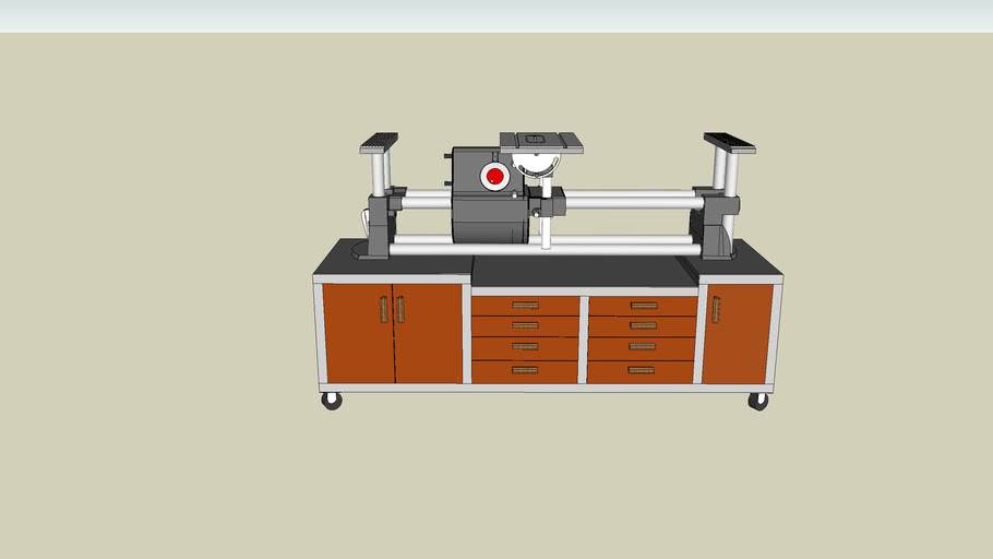 Shopsmith Mark V 500 new base | 3D Warehouse