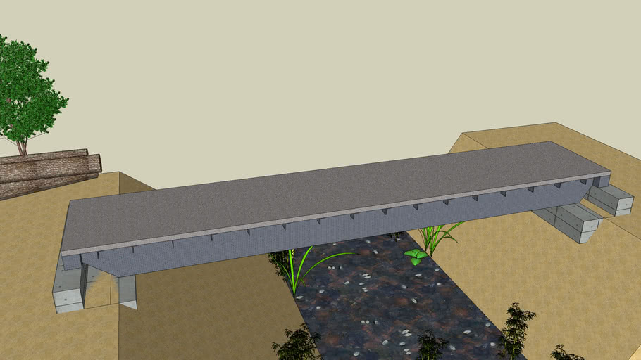 small steel bridge | 3D Warehouse