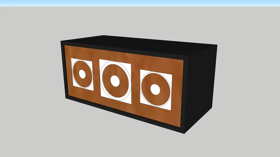 2.1 Speaker Box | 3D Warehouse