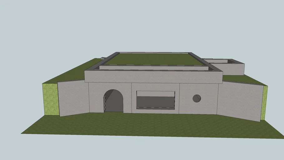 Underground House - Design #32 with Roof | 3D Warehouse