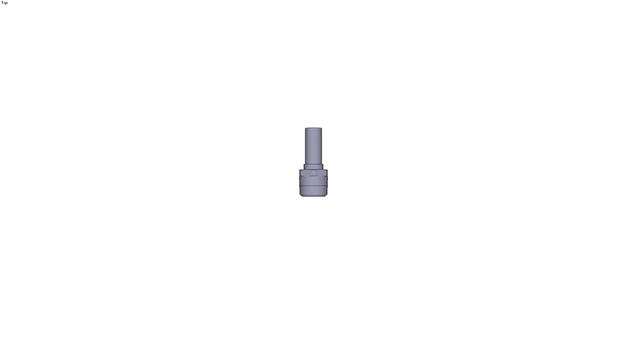 3121 - MALE BSPT AND NPT THREADED STANDPIPE DIAM D 1/2 INC C NPT1/2 | 3D Warehouse