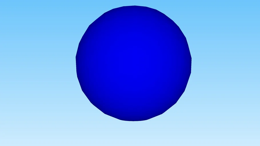Blue Sphere | 3D Warehouse