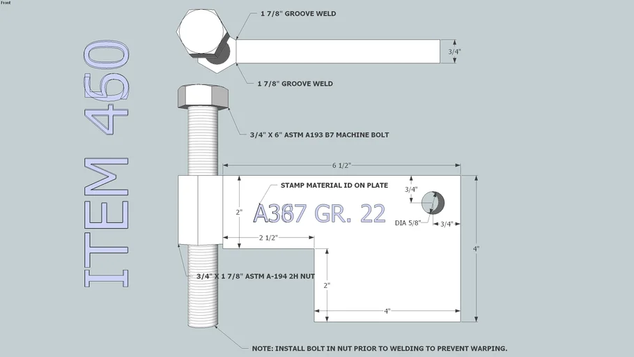 Pipe Fit Up Dawg (Dog) | 3D Warehouse