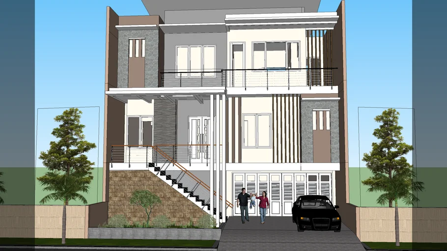 Modern House 1 | 3D Warehouse