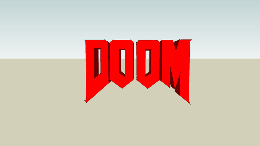 DOOM logo | 3D Warehouse