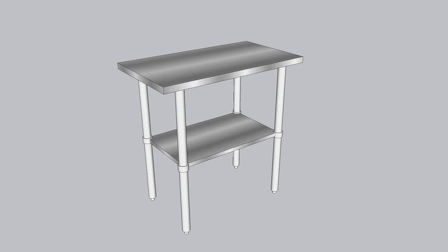 STAINLESS STEEL TABLE | 3D Warehouse
