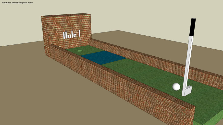 Sketchy Physics Golf Hole 1 | 3D Warehouse