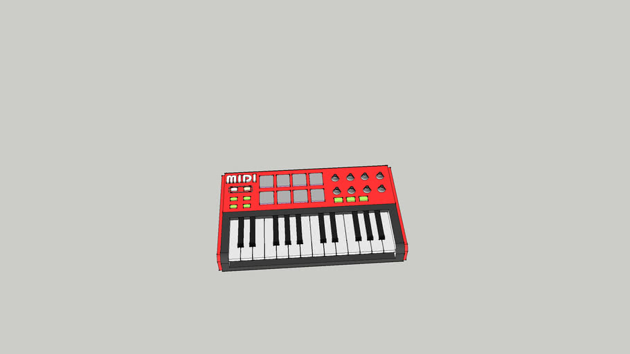 MIDI Keyboard | 3D Warehouse