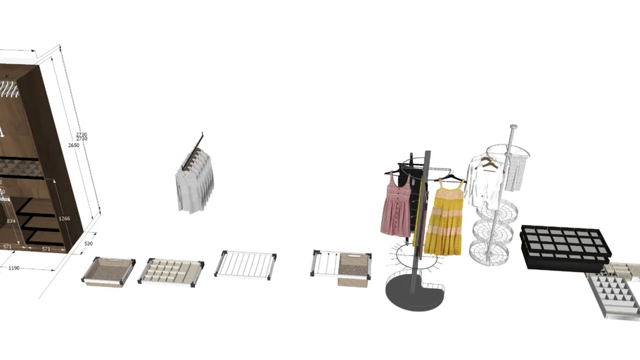 Closet accessories | 3D Warehouse