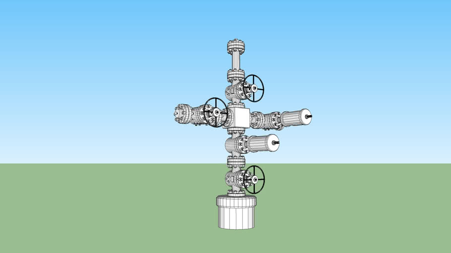 3 1/16' 10K Psig Well Head | 3D Warehouse