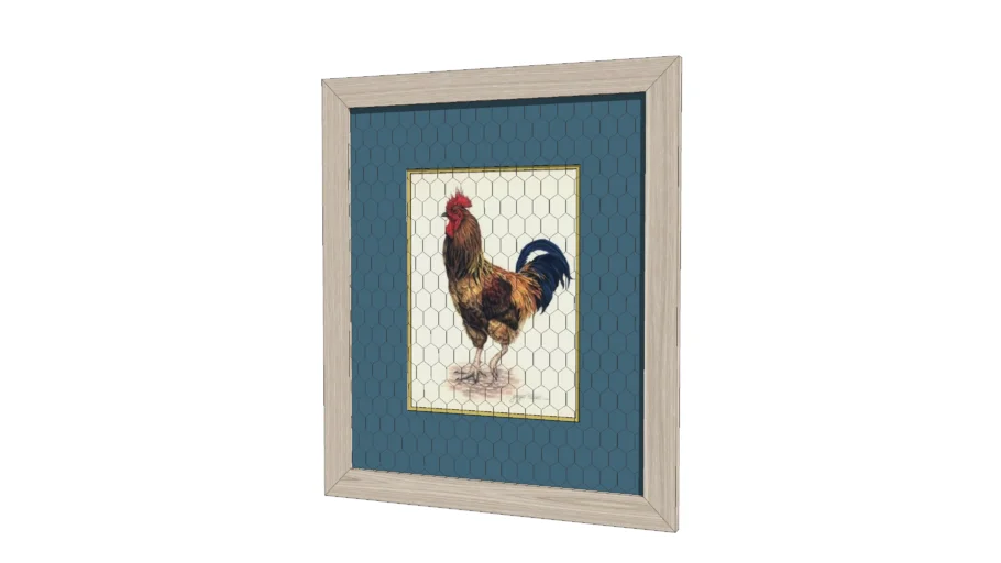Rooster Artwork | 3D Warehouse