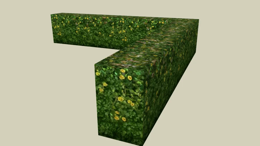 Hedge Bush 01-01- iClone City Elements | 3D Warehouse